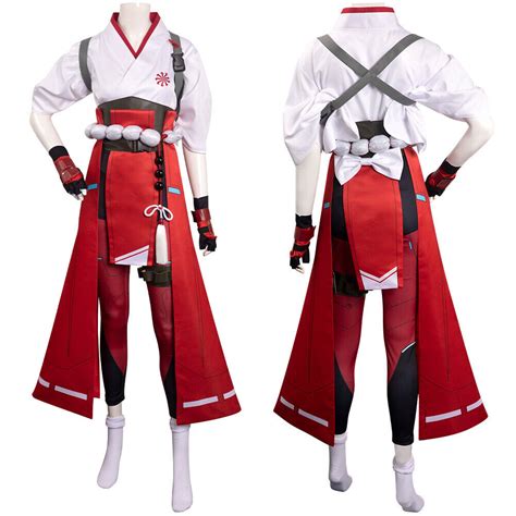 Overwatch 2 Ow Kiriko Cosplay Costume Outfits Halloween Carnival Suit