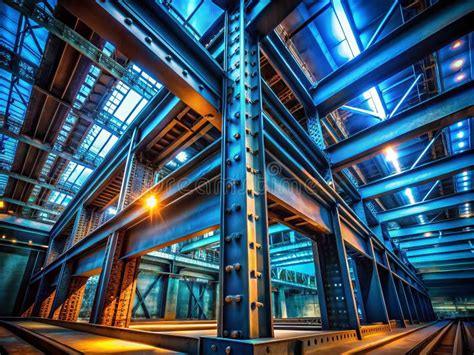 Industrial Strength Steel Beam Frame Construction A Wideangle View Of