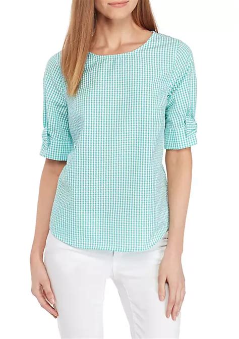 Kim Rogers® Short Sleeve Solid Top Belk