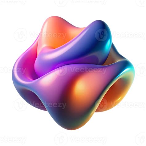 Elegant Minimalist A Fluid Amorphous Shape Shifting And Morphing In A