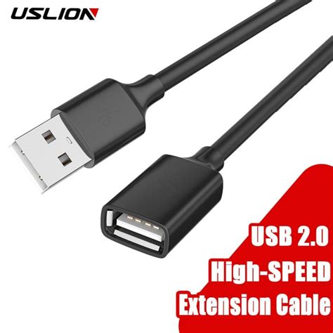 Usb 20 High Speed Extension Cable Male To Female Data Wire Cord For Pc