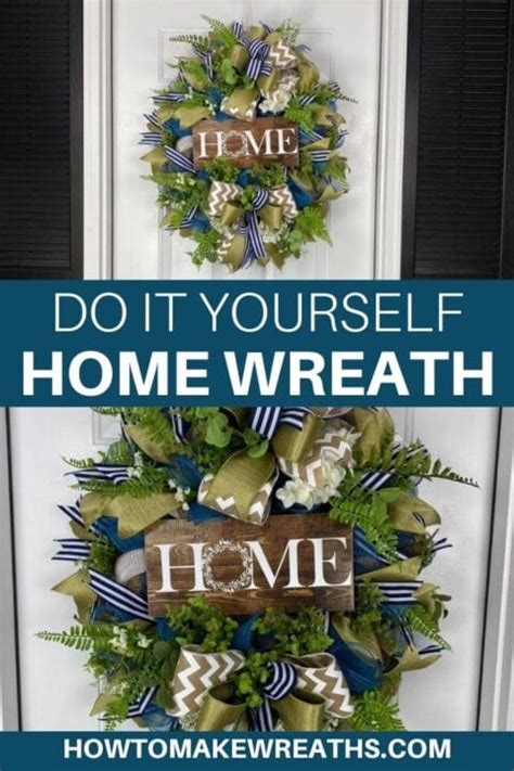 Deco Mesh Home Wreath How To Make Wreaths Wreath Making For