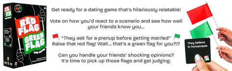 Lucky Egg Fun Red Flag Green Flag Party Game To Judge Your Friends