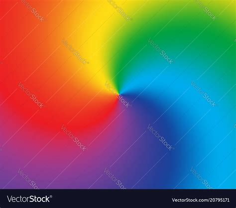 Radial Gradient Rainbow Background Royalty Free Vector Image