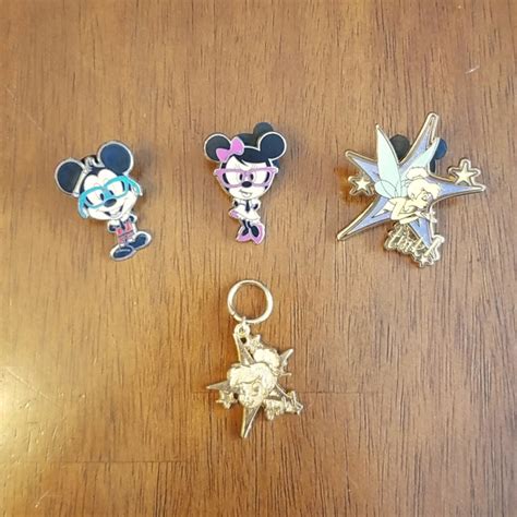 Disney Other Disney Trading Pins Minnie Mickey Nerds And Tinkerbell