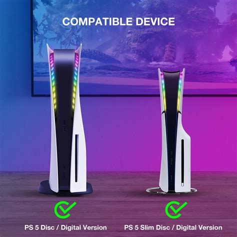 Juspro Ps5 Led Light Strip Rgb Ring Led Lights Kit