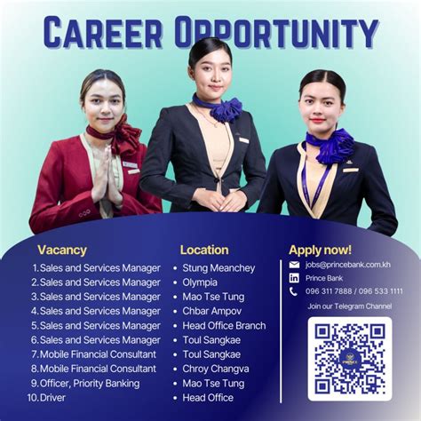 ឱកាសការងារជាច្រើនកន្លែងកំពុងរងចាំអ្នក