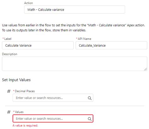calculate variance powertools workflow automation plugin