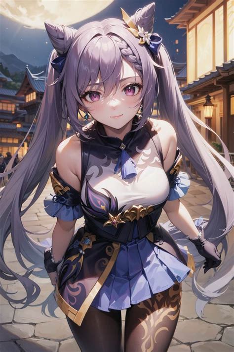 刻晴插画师reikarts的ai绘图（原神）插画图片 Bobopic