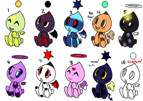 Chao Adoptables Commission Closed By Aven Mochi On Deviantart
