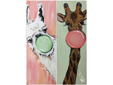 Paint And Sip Bubble Blowing Pals Houston Classpop