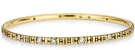 Alex Sepkus Diamond Bangle Bracelet In 18k Yellow Gold 1bngl0698