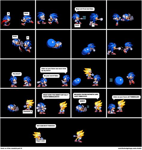 Sonic Vs 4 Comic Studio
