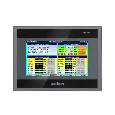Coolmay Inch HMI PLC Controller For Industrail Monitoring