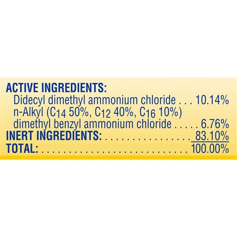 Lysol I C Quaternary Disinfectant Cleaner Zerbee