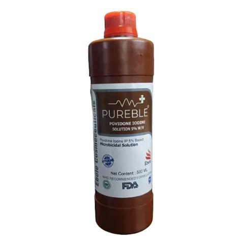 Leading Manufacturer And Supplier Of Povidone Iodine Solutions Ebele