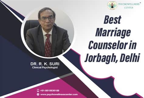 Best Marriage Counselor In Jorbagh Delhi Psychowellness Center
