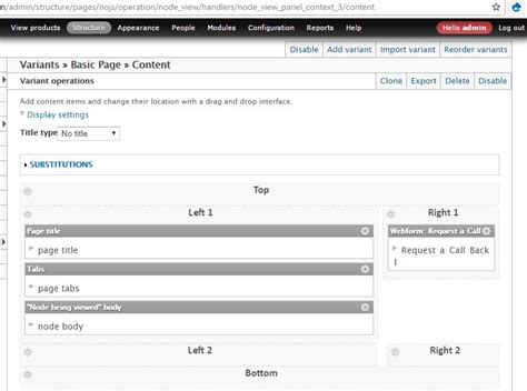 how to build custom pages using page manager and panels in drupal 8