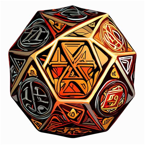 Premium Vector Realistic Twelve Sided Dice High Detailed