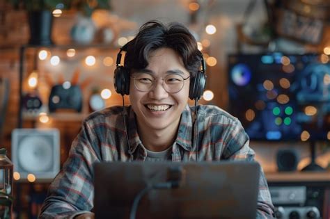 An Asian Influencer Livestreams Himself Playing Video Games While Using