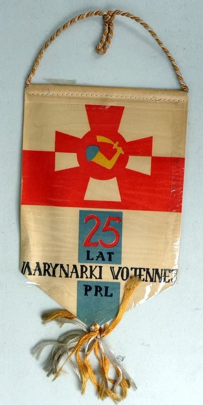 Lat Marynarki Wojennej Prl Stary Proporczyk Oficjalne Archiwum Allegro