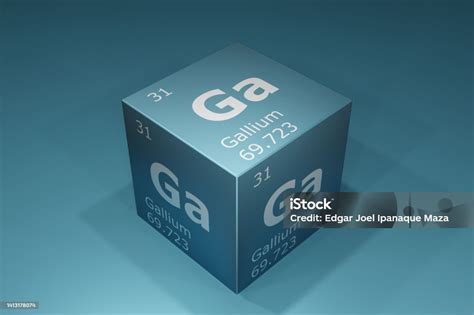 갈륨 주기율표의 요소의 기호의 3d 렌더링 원자 번호 원자 무게 이름 및 기호 교육 과학 및 기술 3d 일러스트 레이 션 개체 그룹에 대한 스톡 사진 및 기타 이미지