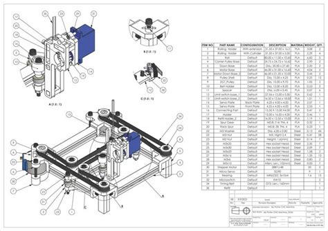 My Plotter Cnc Machine Download Free 3d Model By Tarekalmusalli Cad