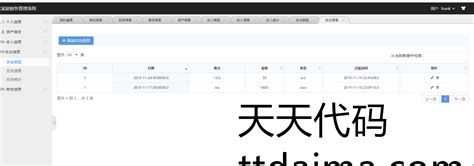 0176 基于ssm开发家庭财务管理系统 讲解视频 天天代码