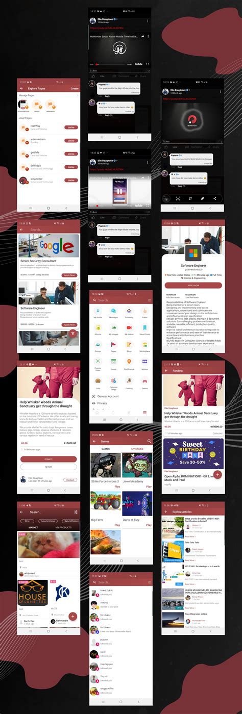 Mobile Native Social Timeline Applications For Wowonder Social Php Script