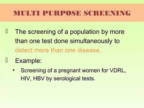 Types Of Screening Ppt