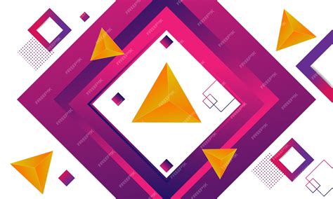 Premium Vector Abstract Square Line Background With Gradient Colors And Contemporary Concepts