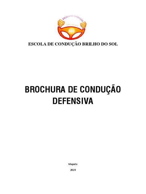 Conducao Defensiva Pdf