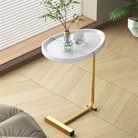 Mesa Lateral Canto Redonda Apoio Sofa Ou Cama Moderna Mod Shopee Brasil
