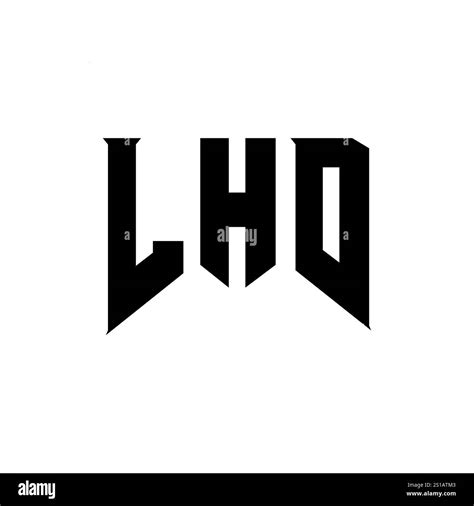 Lhd Letter Logo Design For Technology Company Lhd Logo Design Black And White Color Combination