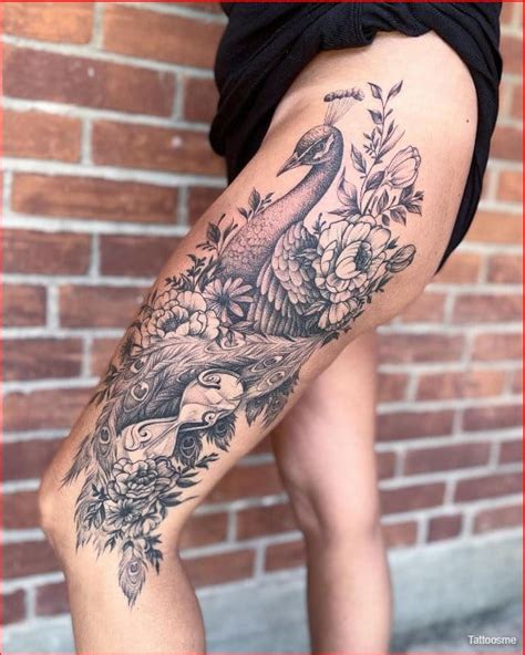 Front Thigh Tattoos