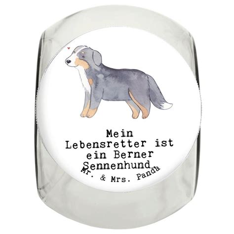 Mr And Mrs Panda Vorratsglas L 870ml Berner Sennenhund Lebensretter