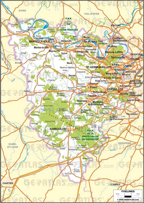 Carte Des Yvelines Yvelines Carte Des Villes Communes Sites