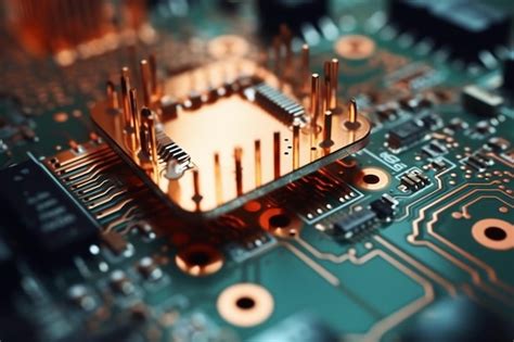 Premium Ai Image A Close Up Of A Cpu With The Word Cpu On It