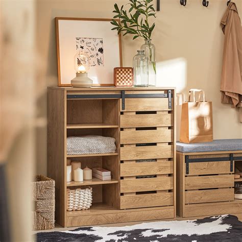 Sobuy Sideboard Schuhschrank Kommode Küchenschrank Flurschrank Lowboard