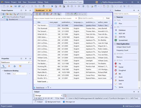 Data Viewer In Booklet Flexrule Resource Hub