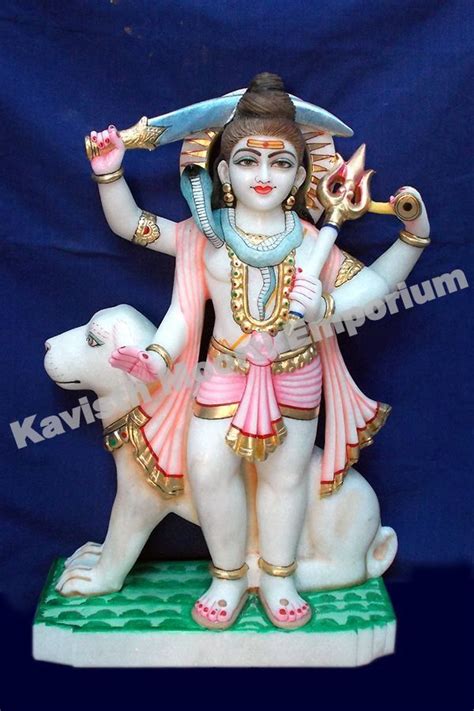 Hindu White Marble Bhairav Statue For Temple At Rs 25000 In Jaipur
