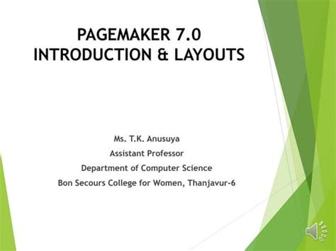 Introduction To Pagemaker Pdf Desktop Publishing Computer