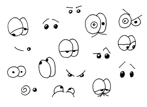 How To Easily Draw Cartoon Eyes To Show Different Emotions Cartoon