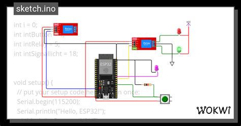 Ampel Wokwi Esp Stm Arduino Simulator