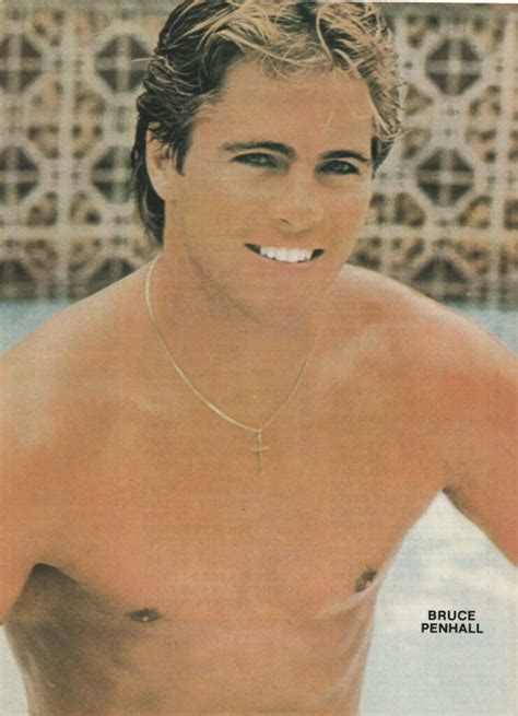 Bruce Penhall Teen Magazine Pinup Clipping Tiger Beat Pix Shirtless