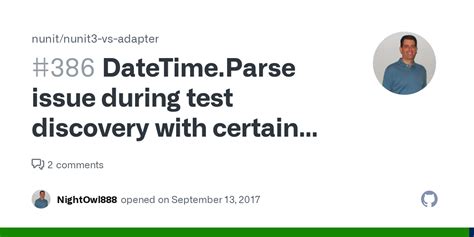 Datetimeparse Issue During Test Discovery With Certain Cultures