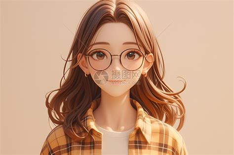 程序员女孩插画图片下载 正版图片601090171 摄图网