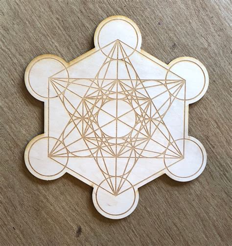 Merkaba Metatrons Cube Crystal Grid Merkaba Crystal Grid~14 Inch