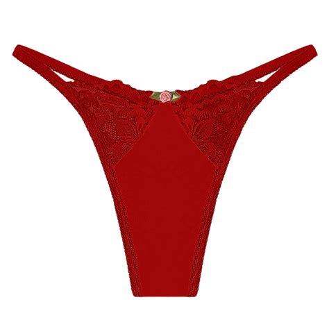 Gibobby Paquete De Tanga Para Dama Tanga De Encaje De Comercio Exterior
