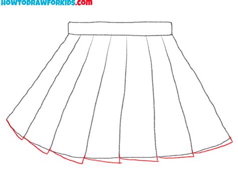 How To Draw A Skirt Really Easy Drawing Tutorial Drawing 41 Off